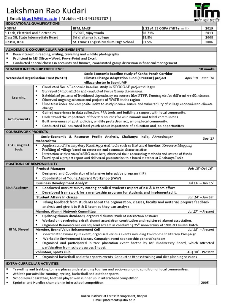Laxman CV Main - Docx - Laxman Bluee | PDF | Business