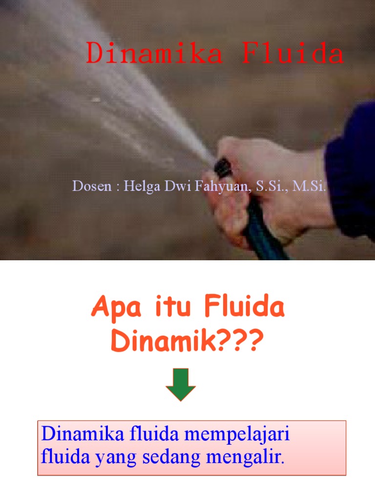 Dinamika Fluida | PDF