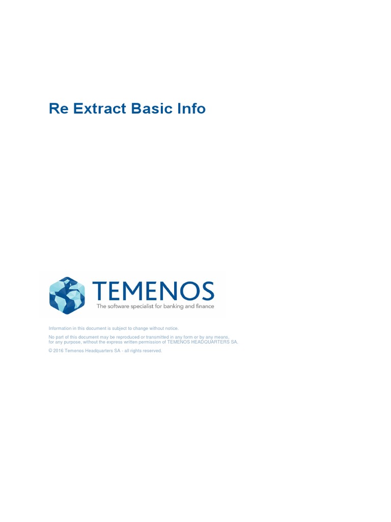 RE - EXTRACT.BASIC - INFO-User Guide | PDF | Menu (Computing ...