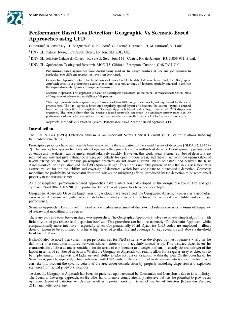 Hazards 26 Paper 26 Performance Based Gas Detection Geographic Vs Scenario Based Approaches ...