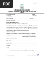 NITA-PTI 2 (Training Application Form) | PDF