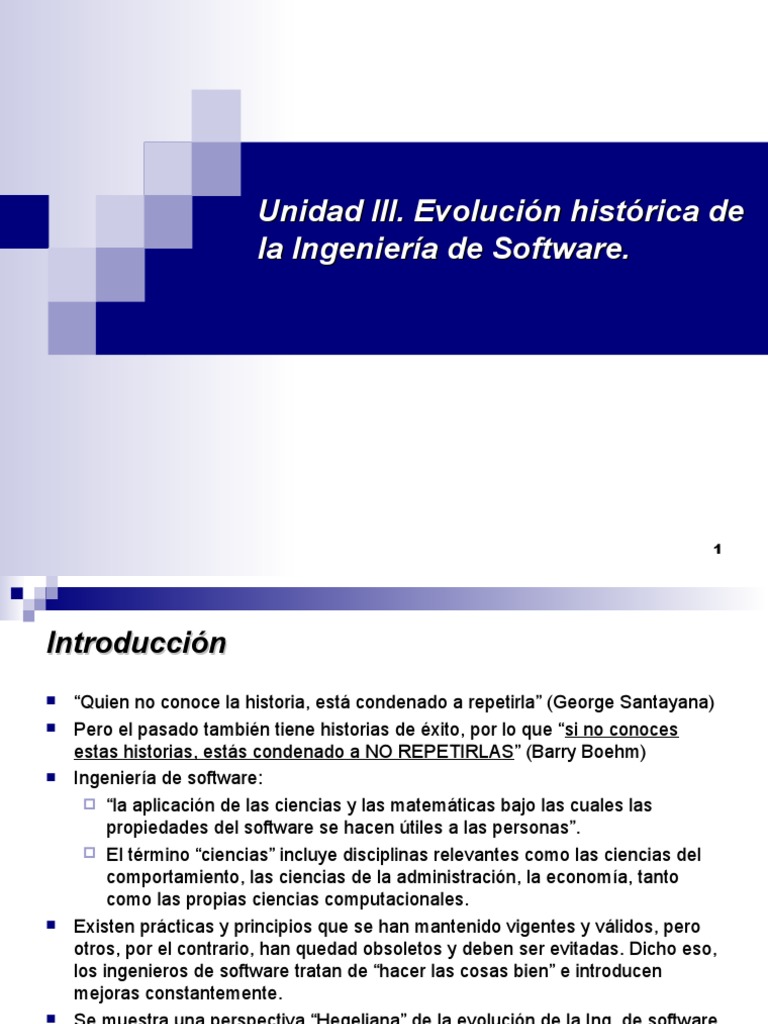 Evolucion de La Ing SW Bohem | PDF | Ingeniería de software | Software