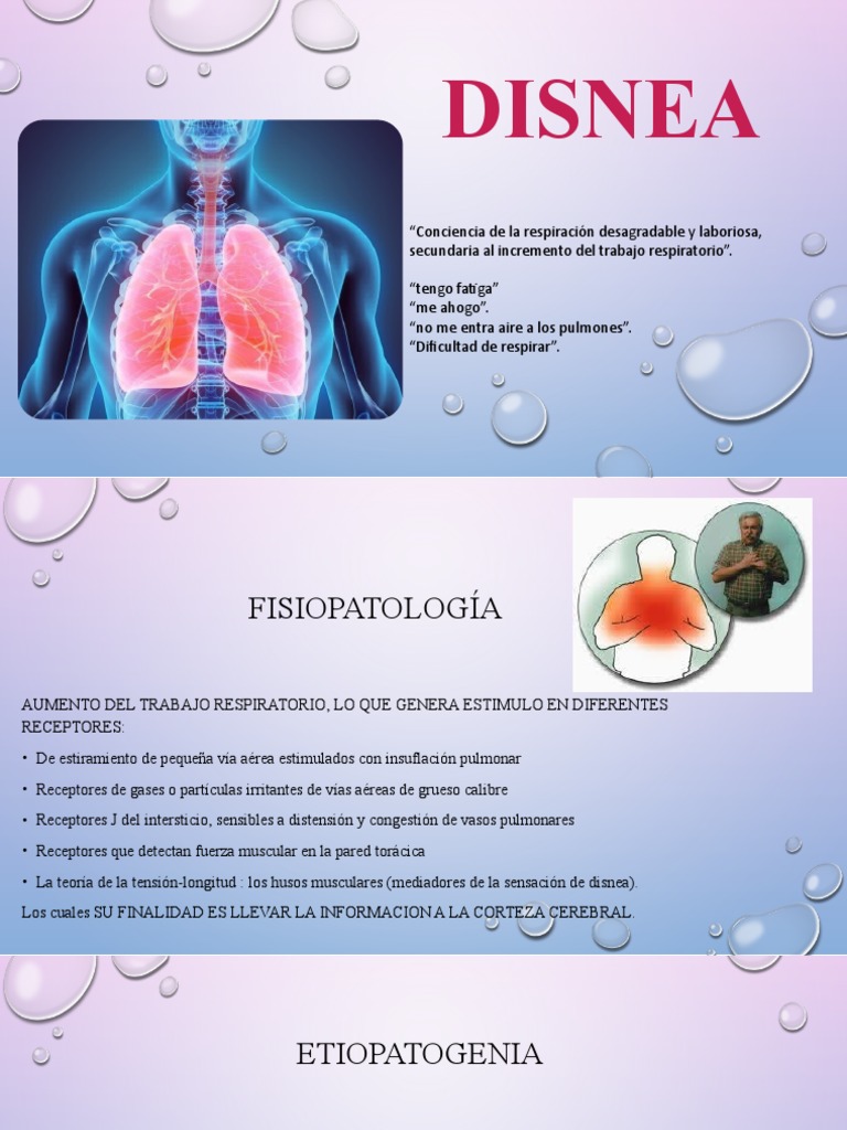 DISNEA | PDF | Tos | Insuficiencia cardíaca