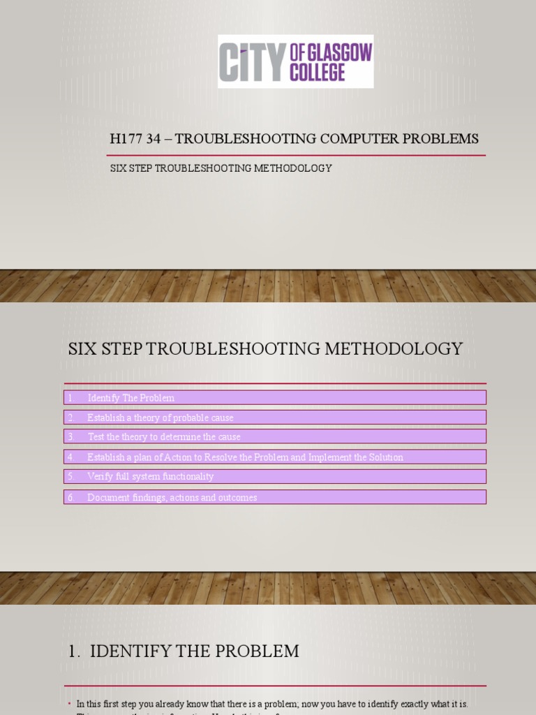 Section 2 Six Step Troubleshooting Methodology Download Free Pdf