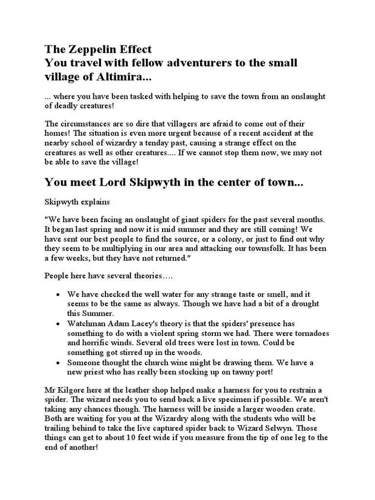 The Zeppelin Effect | PDF