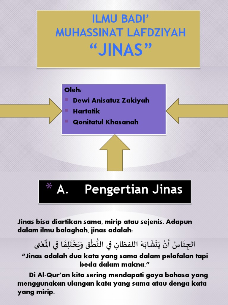 Ilmu Badi' Jinas | PDF