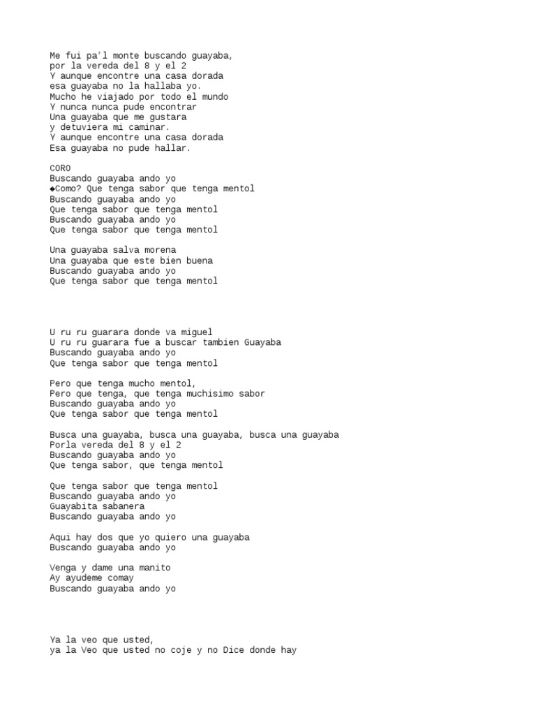 Buscando Guayaba | PDF