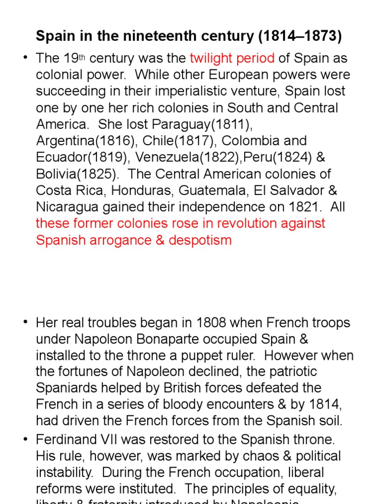 The Decline of Spanish Colonial Rule in the Philippines and the Rise of ...
