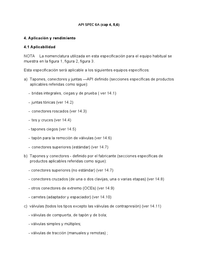Api Spec 6a | PDF | Tratamiento a base de calor | Acero