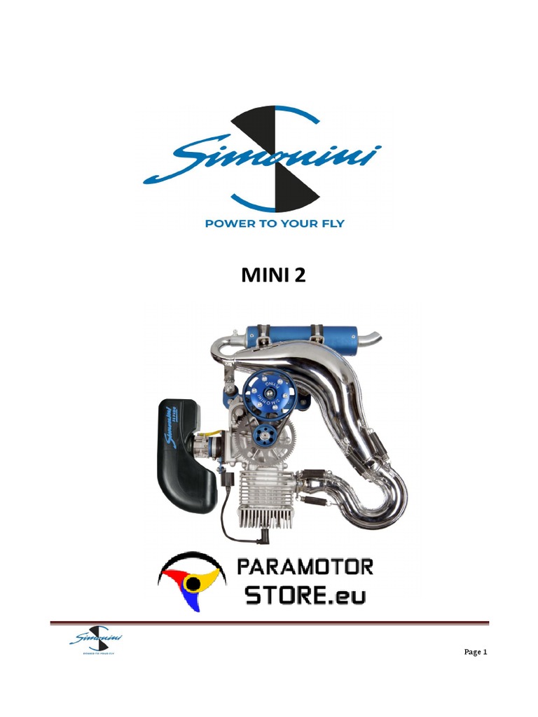 Simonini Mini 2 Plus Engine Overview | PDF | Carburetor | Piston