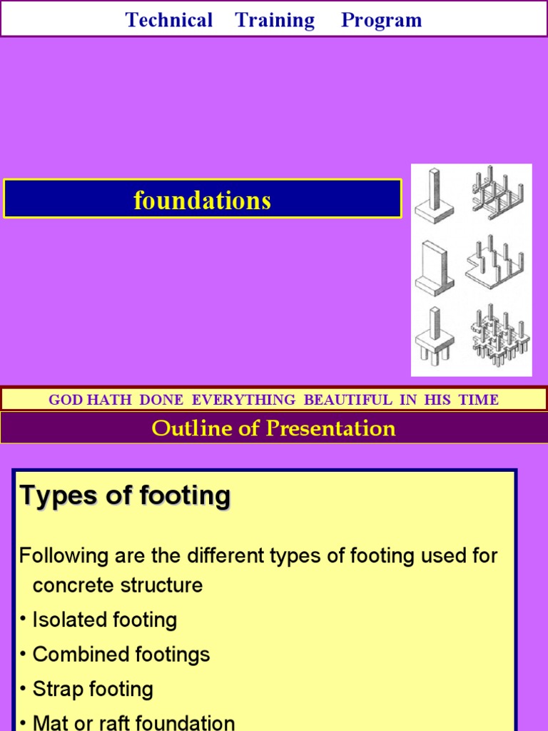 RC Detailing of Foundations | PDF | Deep Foundation | Truss