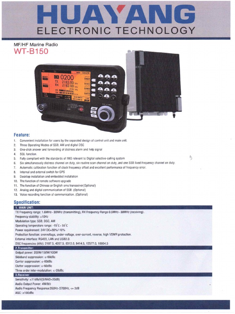 MF, HF Marine Radio 1 | PDF