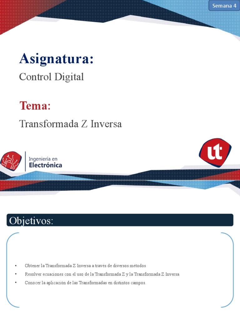 Presentación 4.1 - Transformada Z Inversa | PDF | Fracción (Matemáticas ...