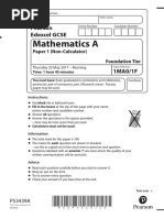 Mock Set 4 - Autumn 2018: Mathematics | PDF
