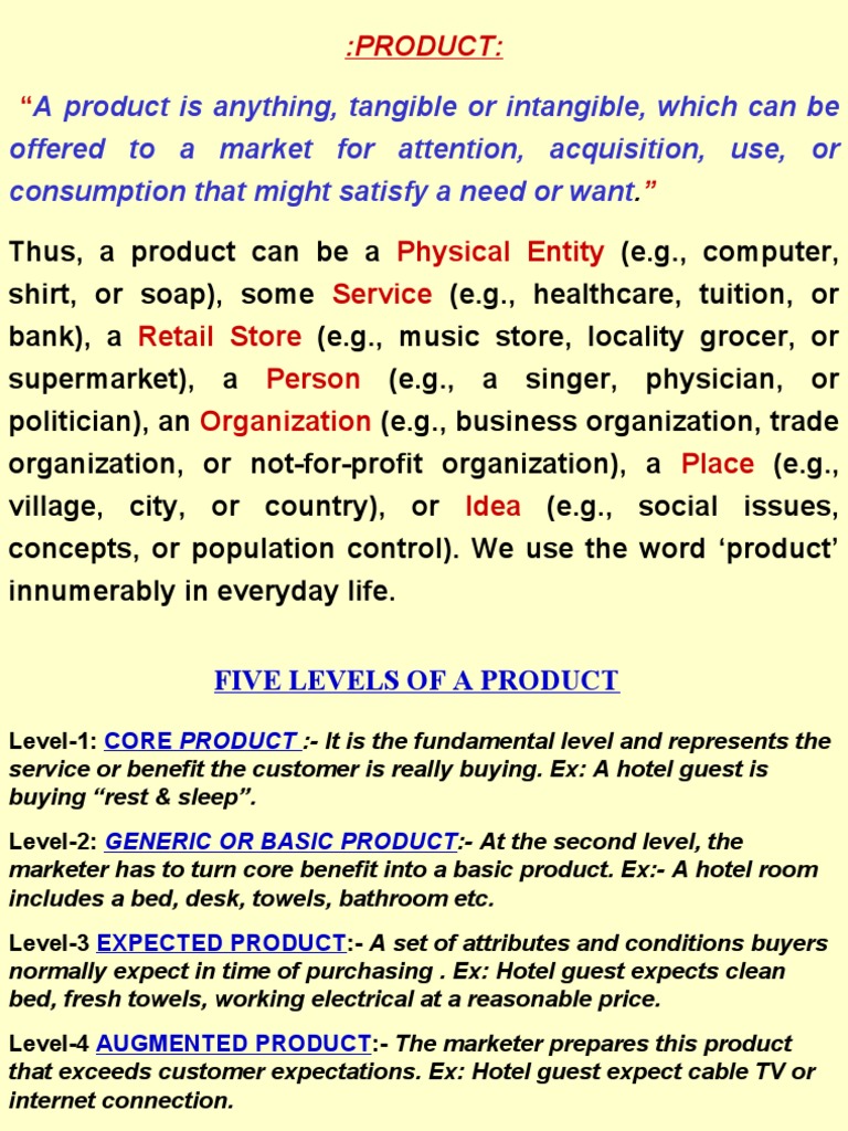 Understanding Product Levels and Lifecycle | PDF | New Product ...