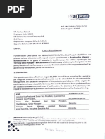 Letter of Compliance | PDF
