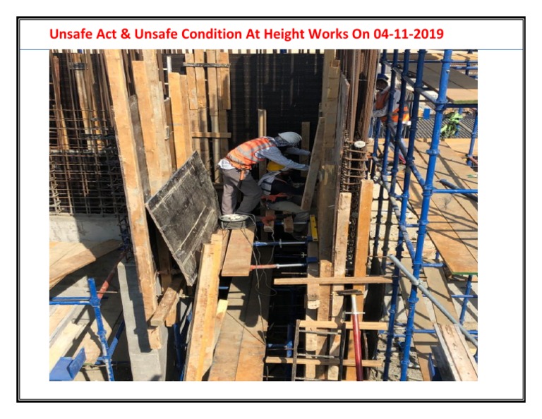 Unsafe Conditions In Construction Site