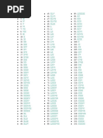 Números en Letras Del 1 Al 500 | PDF