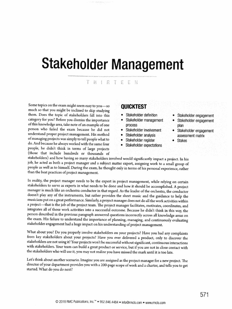 13 - Stakeholder Management - 11 PDF | PDF | Project Management | Business