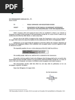 SEC MC No. 24, Series of 2019 PDF | PDF | Board Of Directors | Internal ...