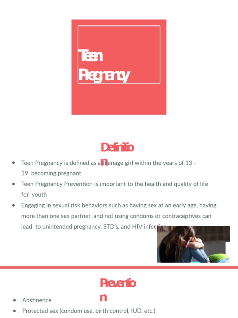 Preventing Teen Pregnancy: Understanding Risks, Promoting Abstinence ...