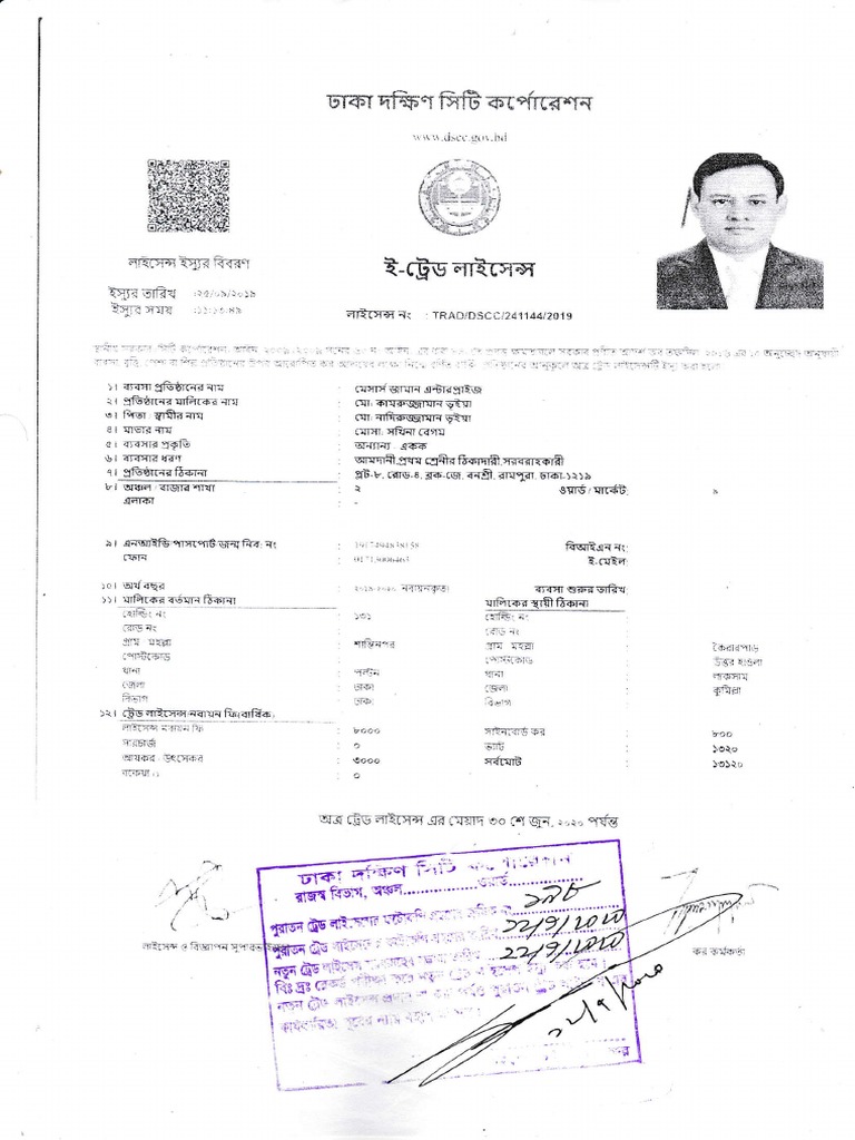 Trade Licence 19-20 Extension | PDF | Money | Economies