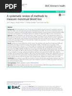 Menstrual Blood Loss Assessment Chart | PDF | Periodic Phenomena ...