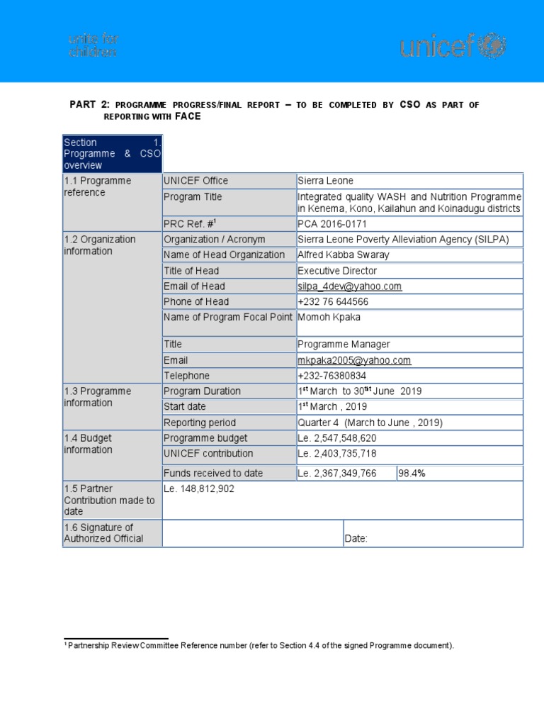WASH 2019 Report | PDF | Wash | Sanitation