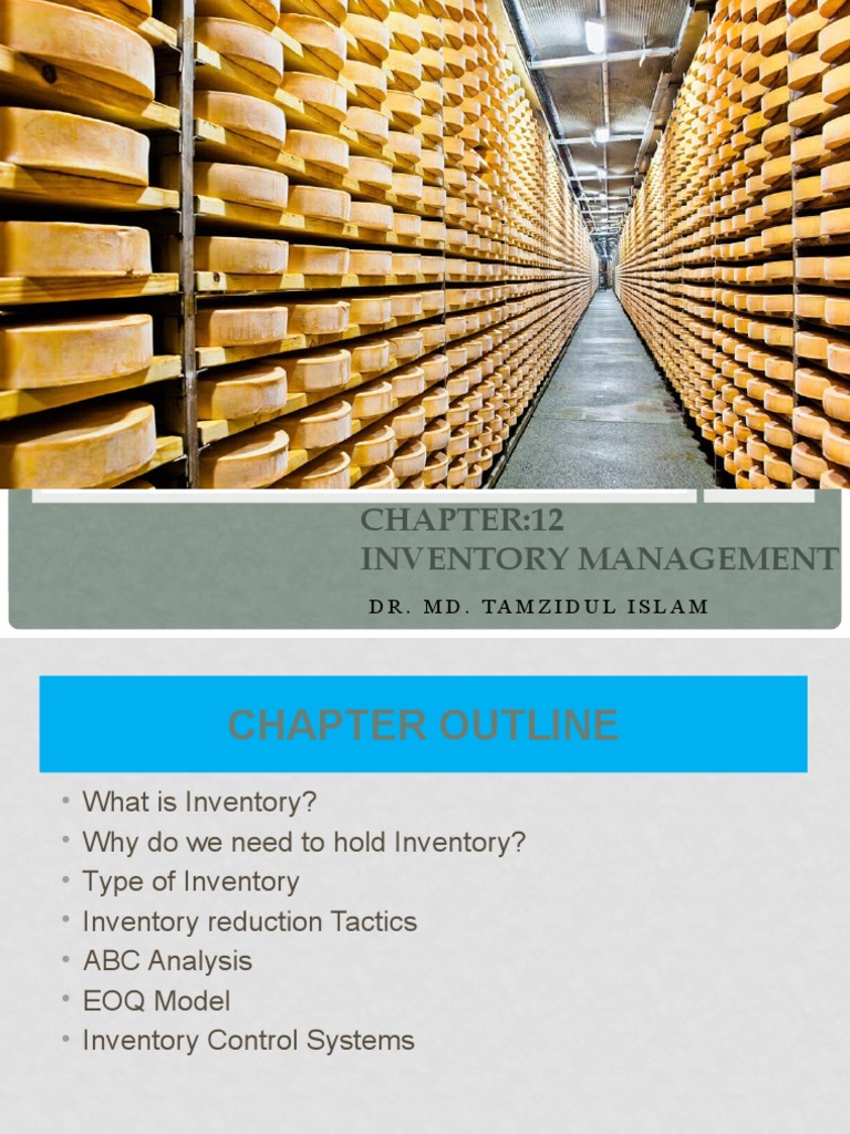 Chapter 12 - Inventory Management | PDF | Inventory | Service Industries
