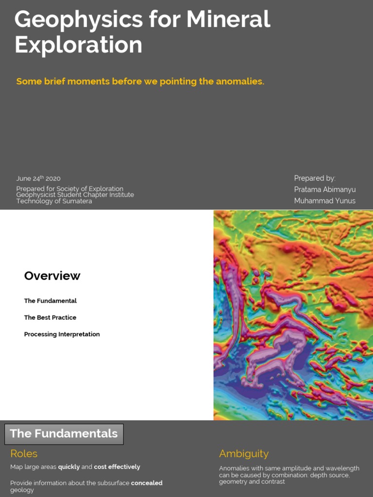 Geophysics in Mineral Exploration | PDF | Geophysics | Global ...