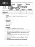 SOP For Operation of The Lux Meter and Monitoring The Lux Level | PDF ...