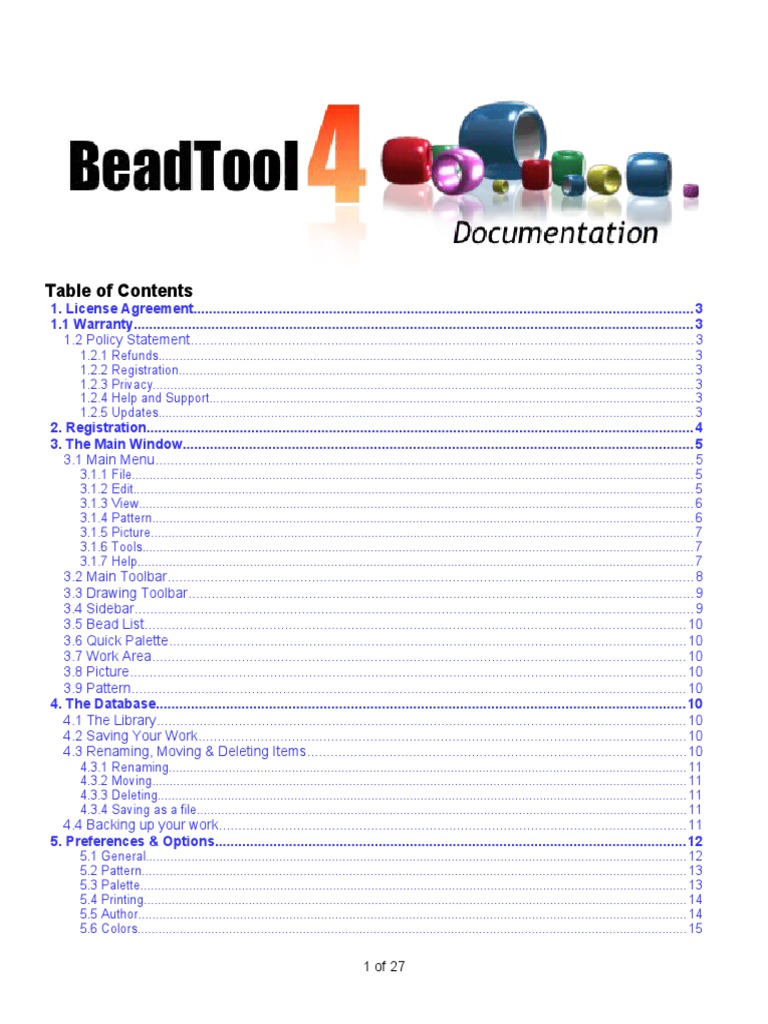 Bead Tool 4 | PDF | Computer File | Button (Computing)