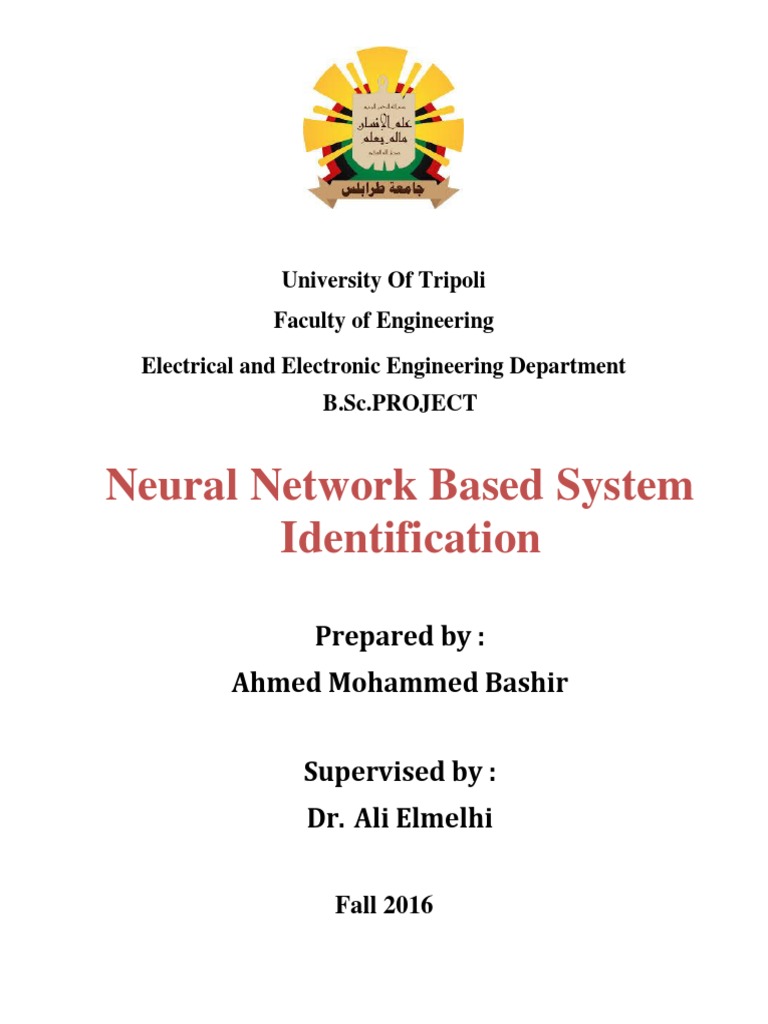 Neural Network Based System Identification Prepared By Ahmed Mohammed