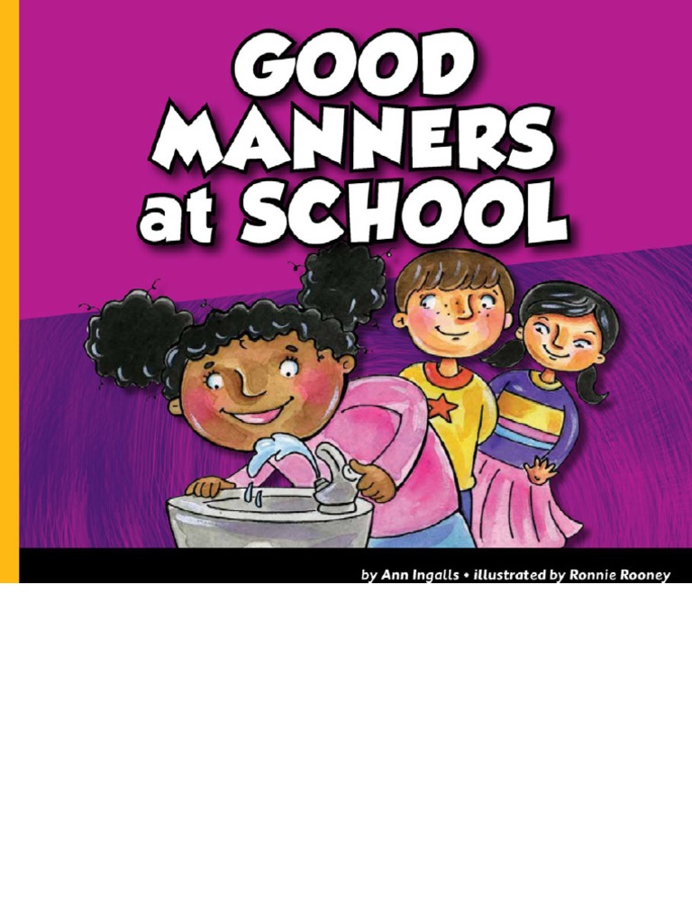 Good Manners at School PDF | PDF | Classroom | Teachers