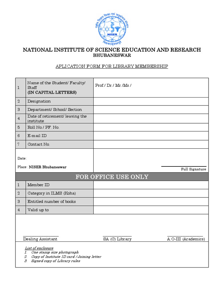 National Institute of Science Education and Research: Bhubaneswar ...