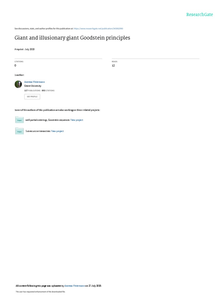 Unprovable Goodstein Principles Analysis | PDF | Mathematical Logic | Mathematical Concepts