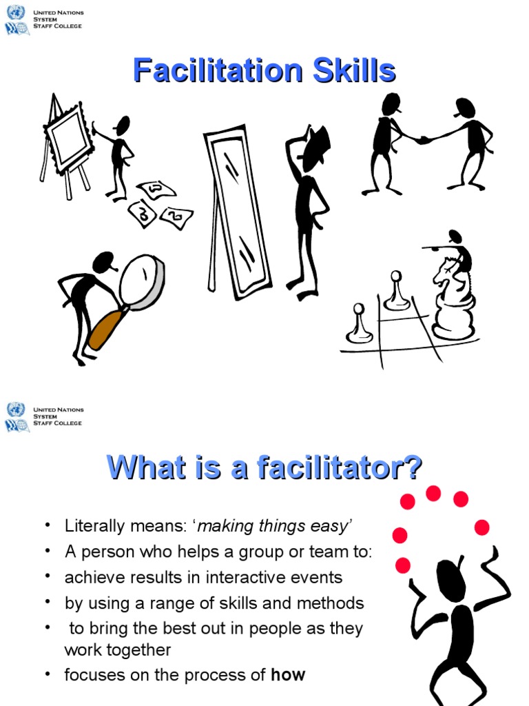 Facilitation Skills Pdf Facilitator Change