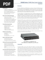Arista CCS 720D Datasheet | PDF | Cloud Computing | Computer Network