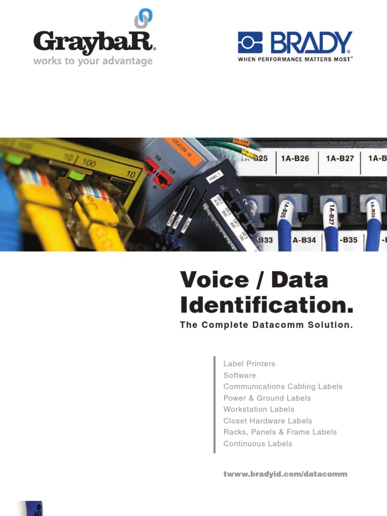 Voice / Data Identification.: The Complete Datacomm Solution | PDF ...