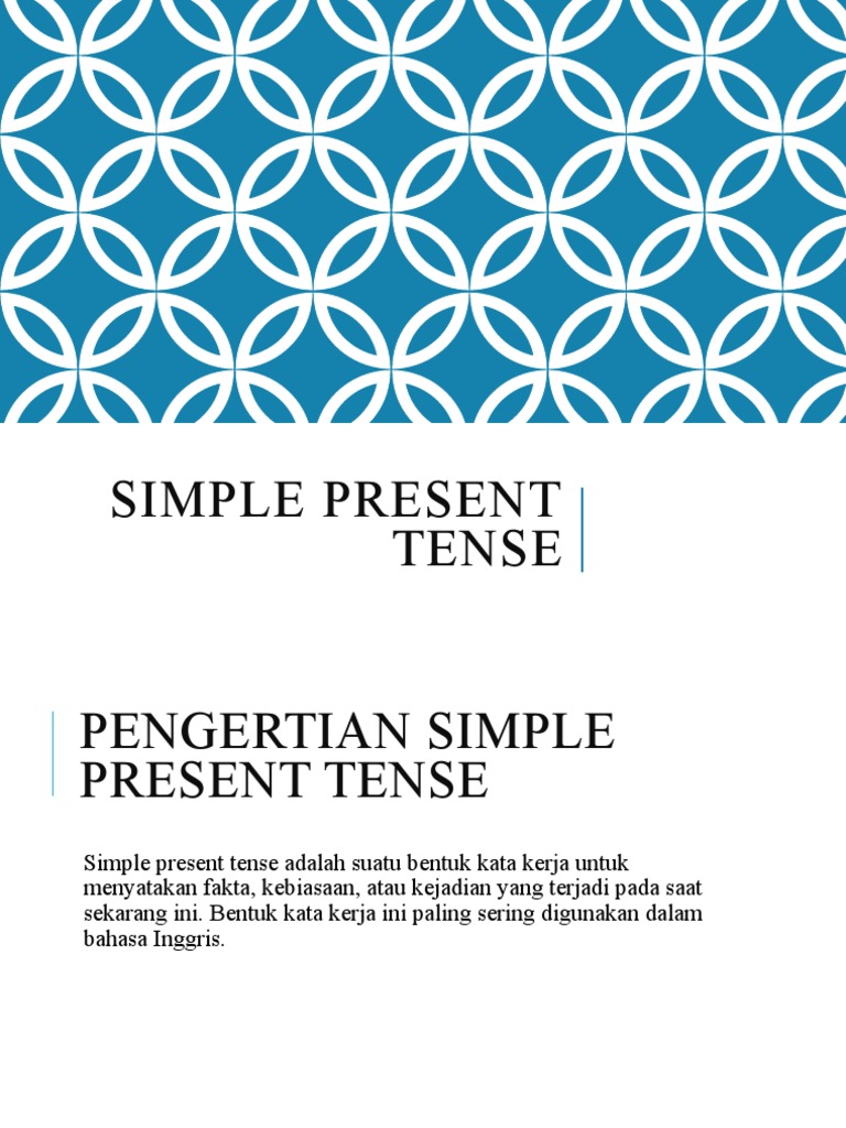 Materi Simple Present Tense | PDF