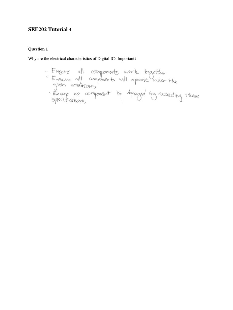 Comparing the Electrical Characteristics and Performance of the SN7400 ...