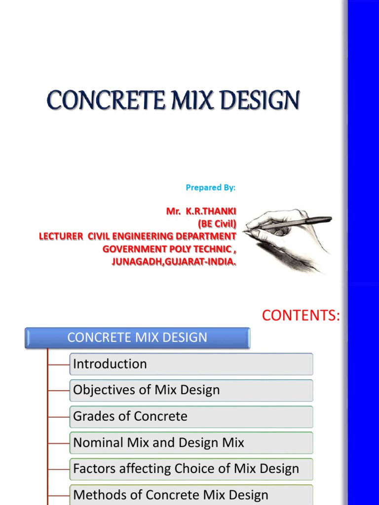 Mr. K.R.Thanki (BE Civil) Lecturer Civil Engineering Department ...