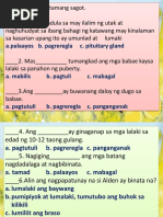 Grade 5 Summative Test in Epp 2025 | PDF