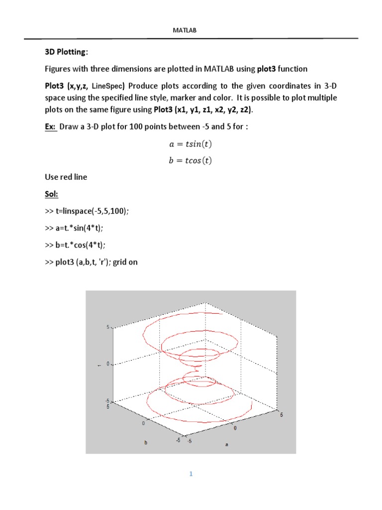 Plotting 3D | PDF | Contour Line | Mathematical Concepts