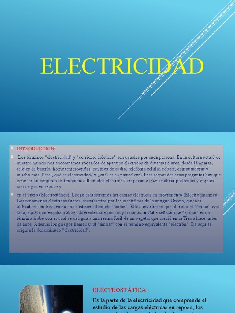 Fundamentos de Electricidad y Electrostática | PDF | Condensador ...