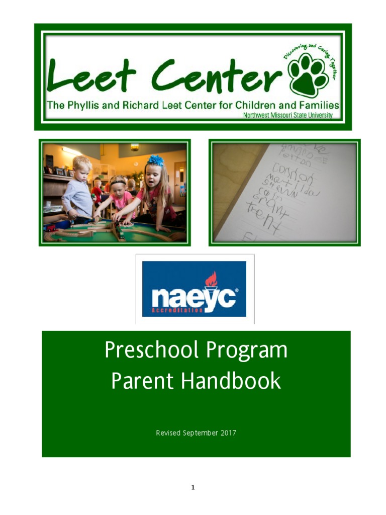 Handbook PRESCHOOL | PDF | Early Childhood Education | Child Care
