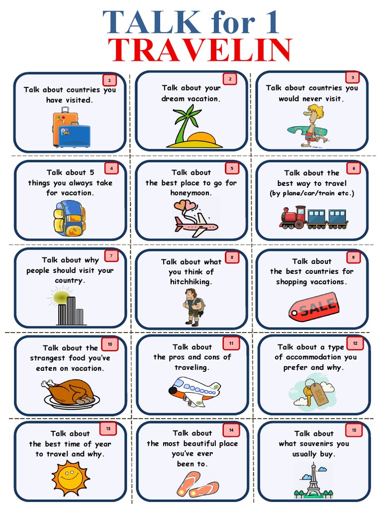 Traveling Speaking Cards | PDF