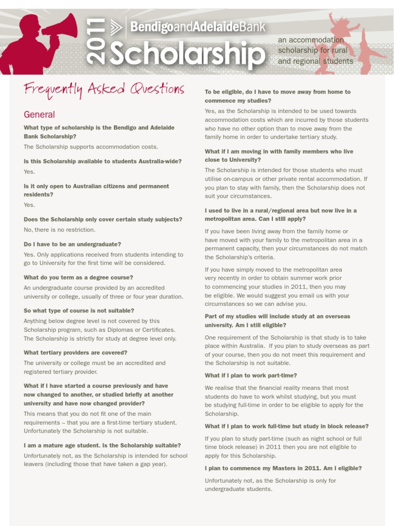 Frequently Asked Questions: General | PDF | College | Undergraduate ...