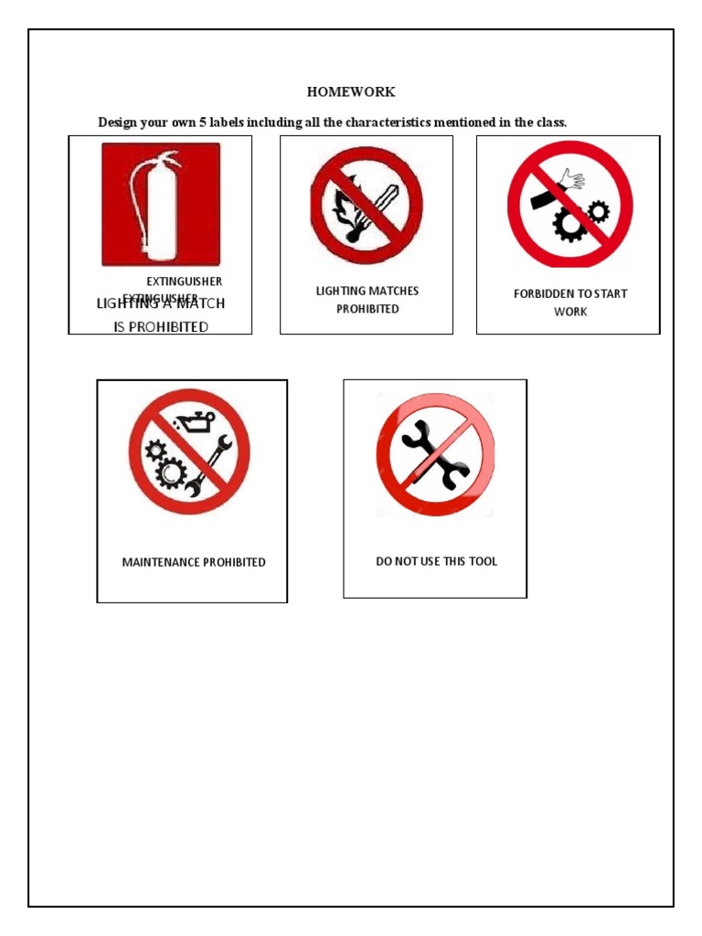 Lighting A Match Is Prohibited | PDF