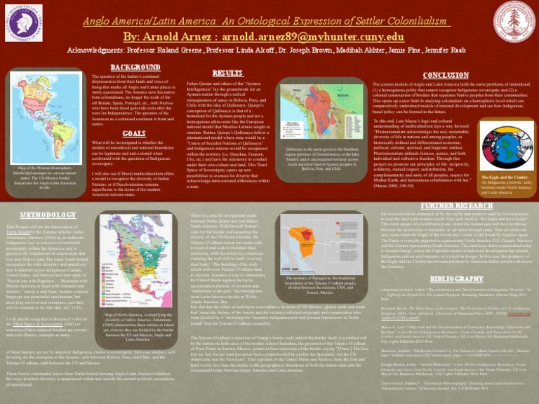 Acknowledgments: Professor Roland Greene, Professor Linda Alcoff, Dr ...